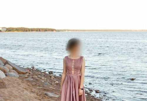 Платье на выпускной в пол (40 размер)