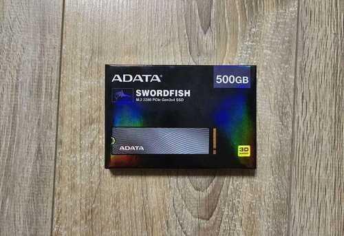 SSD Adata Swordfish M.2 2280 500 гб новый