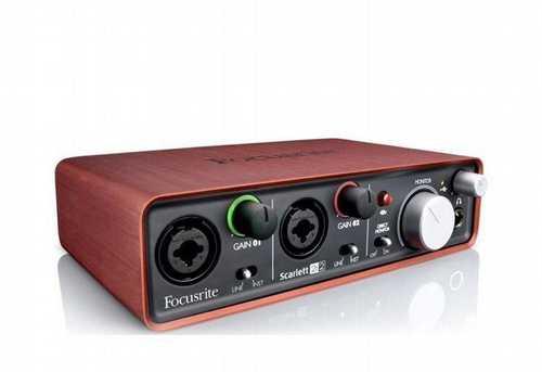 Аудио интерфейс focusrite scarlett 2I2