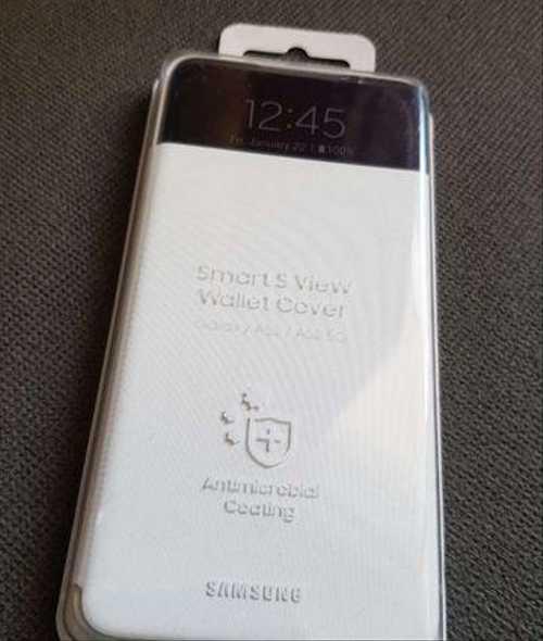 Оригинал Smart S-View Чехол для Samsung A52 белый