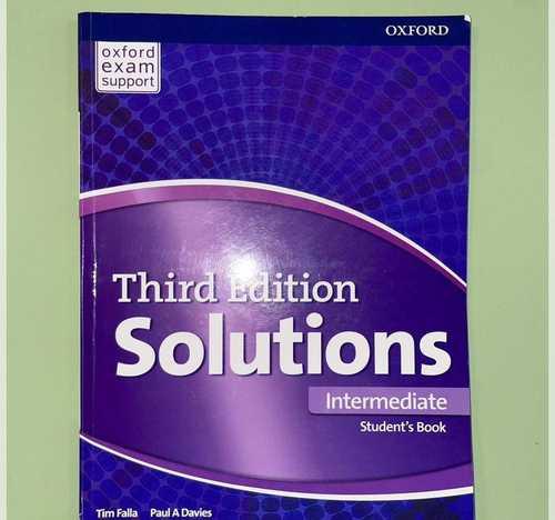 Учебник английского Solutions Intermediate