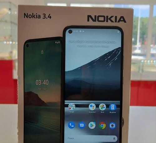 Nokia 3.4 64 гб / озу 3 гб