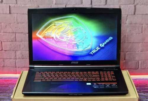 Игровой ноутбук 17.3" MSI GP72M 7RDX Leopard, 1000 ГБ, Core i7-7700HQ, RAM 8 ГБ, GeForce GTX 1050 4 ГБ