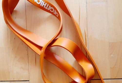 Лента эспандер для кросс-тренинга 35 кг оранжевая