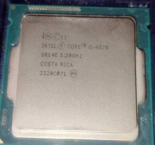 Процессор Intel core i5 4570 3.2 GHz