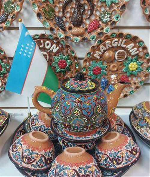 Чайный сервиз Узбекский ручная работа №2