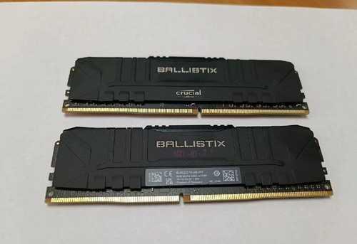 Оперативная память DDR4 Crucial Ballistix 16 гб