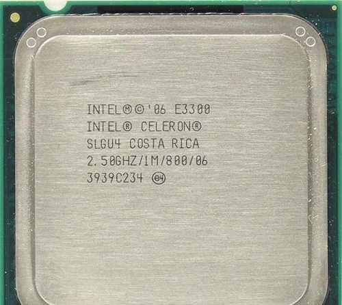 Процессор Intel Celeron E3300 2x2.5GHz 65W LGA 775