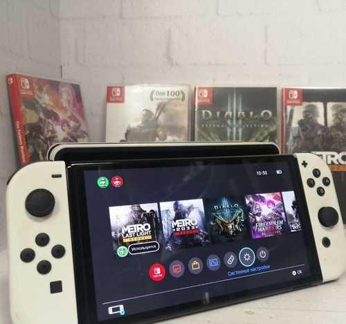 Nintendo switch oled с играми