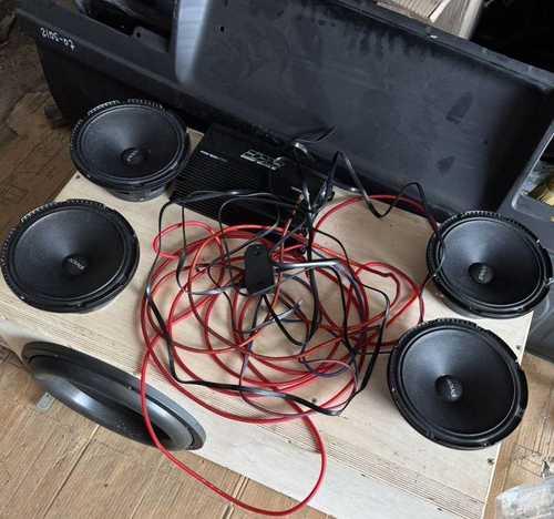 Комплект автозвука subwoofer фронт