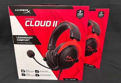 Наушники HyperX Cloud II, red