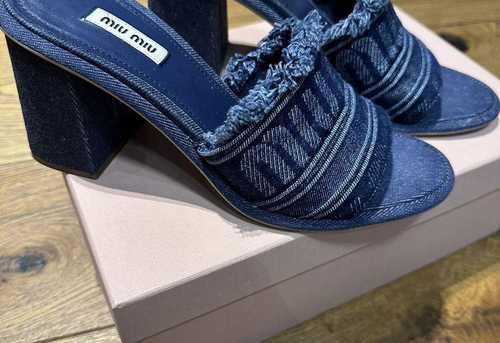 Босоножки женские MIU MIU