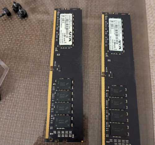 Оперативная память ddr4 8gb х2