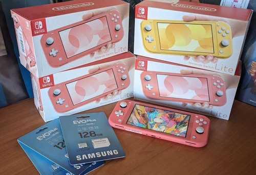 Новая Nintendo Switch lite прошитая picofly