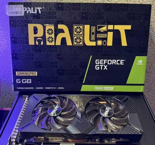 Видеокарта Palit GeForce GTX 1660 Super 6GB GP