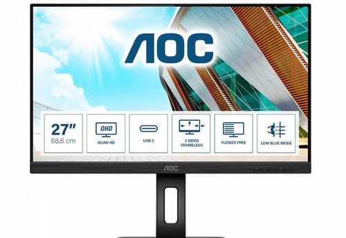 Монитор AOC Q27P2CA черный