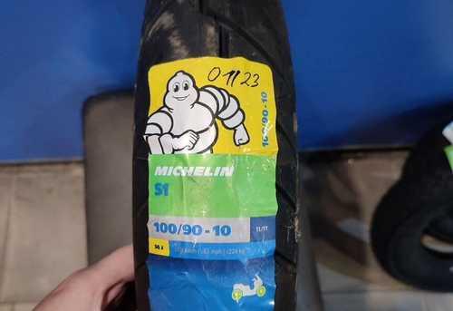 Скутерная покрышка Michelin s1 100/90-10