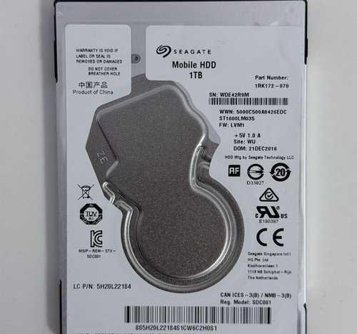 Жесткий диск 1000gb 2.5