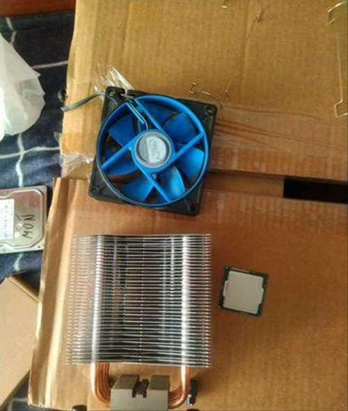 Процессор i5 4460 + башня 4 теплотрубки