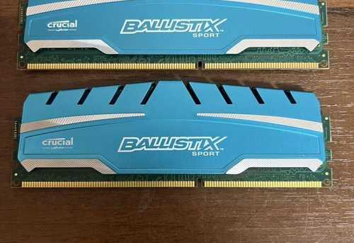 Оперативная память ddr3 16 gb crucial ballistix sp