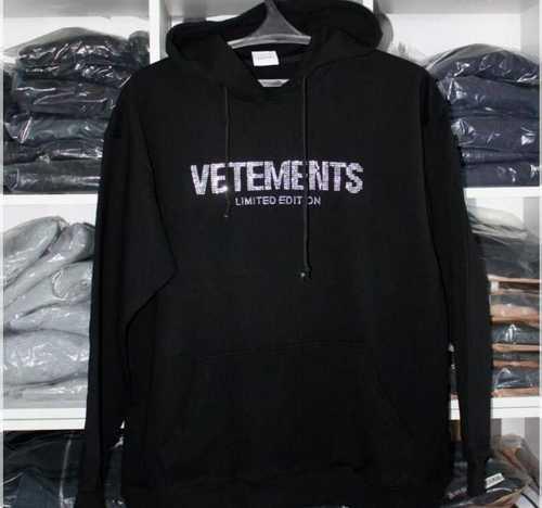 Худи Vetements со стразами vhq (Арт.29405)