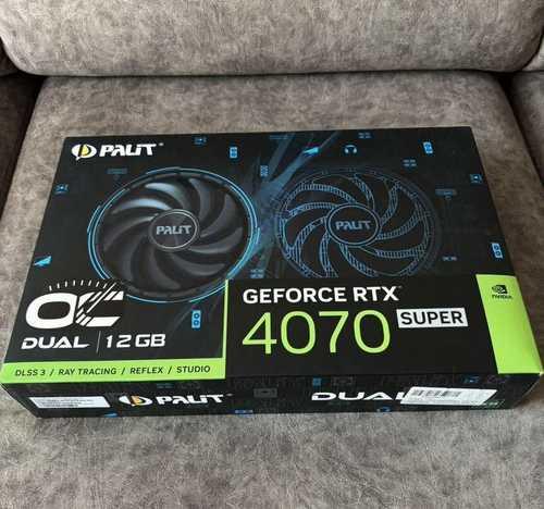 Видеокарта palit rtx 4070 super dual 12gb OC