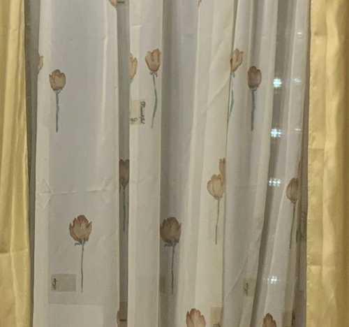 Тюль вуаль 4,50*2,62, кремовый цвет