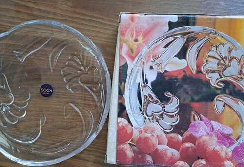 Тарелка новая Япония стекло