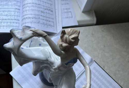 Статуэтка из фарфора-керамика балерина танцовщица