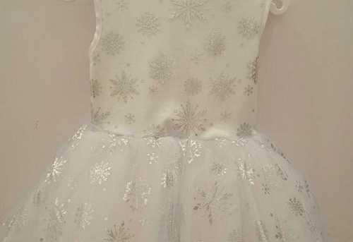 Платье снежинки 92 98