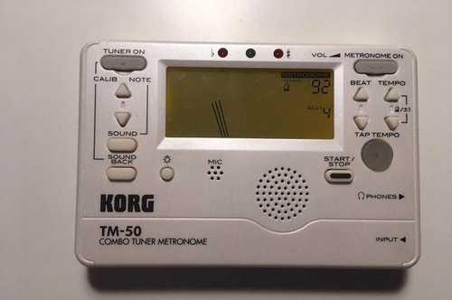 Метроном и Тюнер Korg TM-50