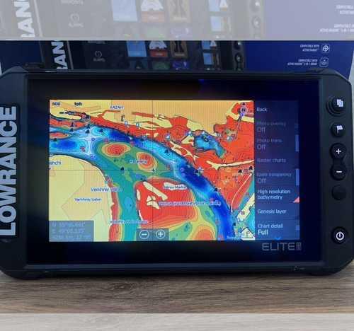 Эхолот Lowrance elite 9 fs голова