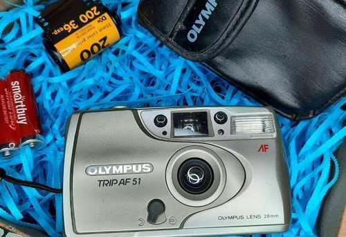 Olympus Trip AF 51 плёночный, подарочный набор