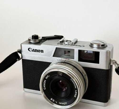 Пленочный фотоаппарат Canon Canonet 28