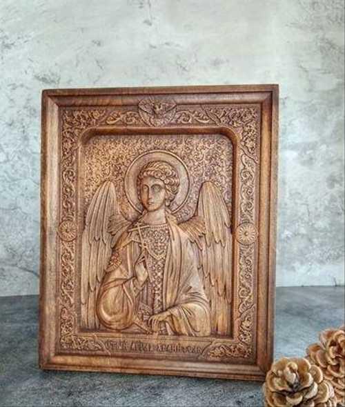 Ангел Хранитель-Икона Деревянная