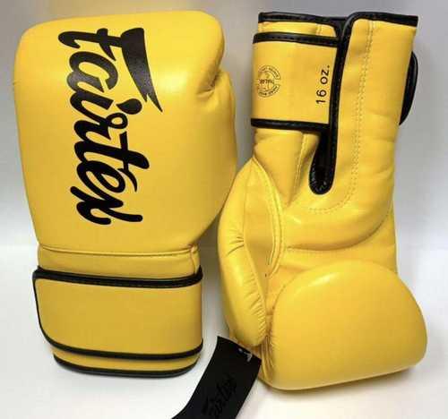 Перчатки боксёрские Fairtex BGV14 Yellow