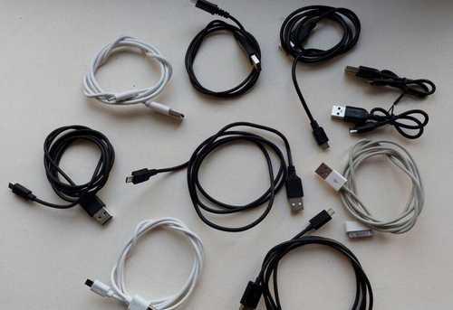 Кабели micro-USB, зарядки для старых телефонов