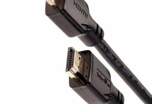 Кабель hdmi-hdmi(2.1), 2 м, Telecom (TCG255-2M)