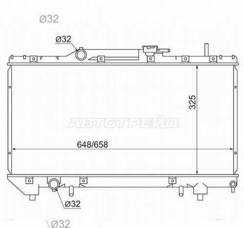 Радиатор Toyota Caldina I