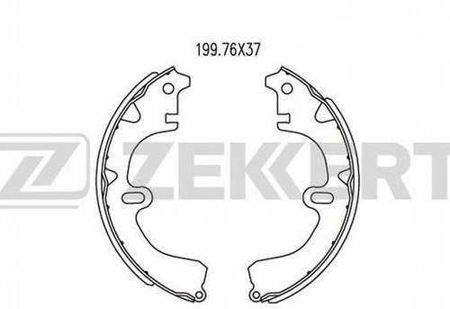 Тормозные колодки барабанные Zekkert BK-4457