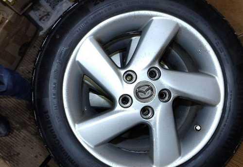 Колеса на Mazda 3 на летней резине Continental r16