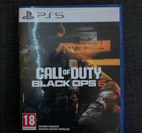 Call of duty black ops 6 ps5 диск