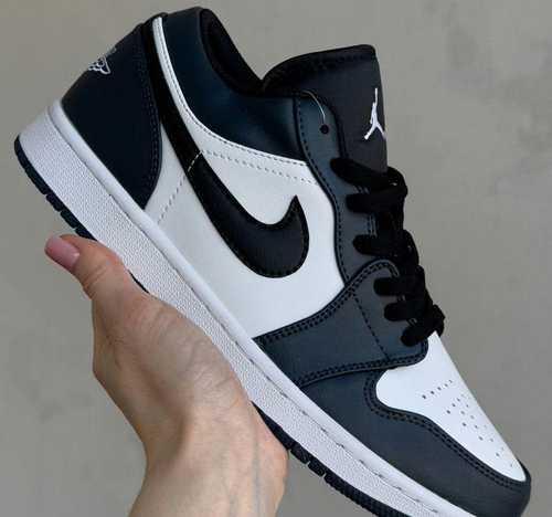 Кроссовки nike air jordan 1 low кожаные