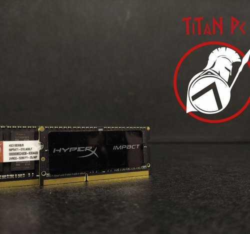 DDR3L So-Dimm Kingston HyperX Impact 16gb 1600mhz