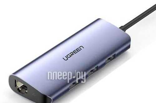 Хаб USB Ugreen CM252 USB-A - 3xUSB3.0RJ45Micro
