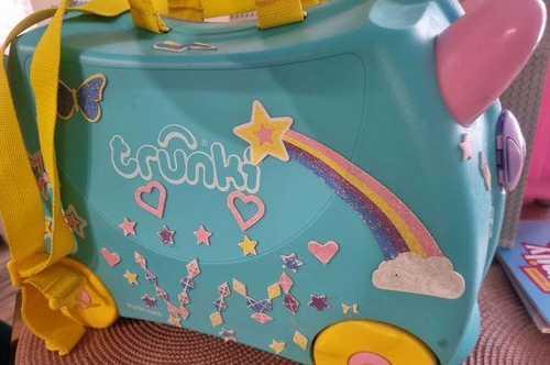 Детский чемодан trunki бу единорог