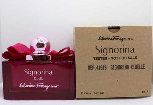 Salvatore ferragamo signorina ribelle тестер 100мл