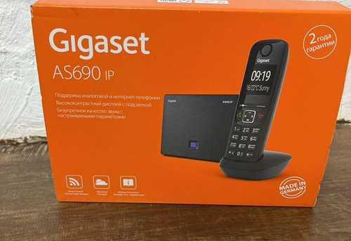 Телефон VoIP Gigaset AS690IP черный