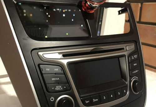 Магнитола на hyundai solaris 1
