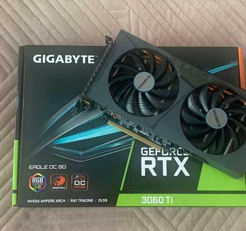 Gigabyte RTX 3060 Ti на гарантии днс